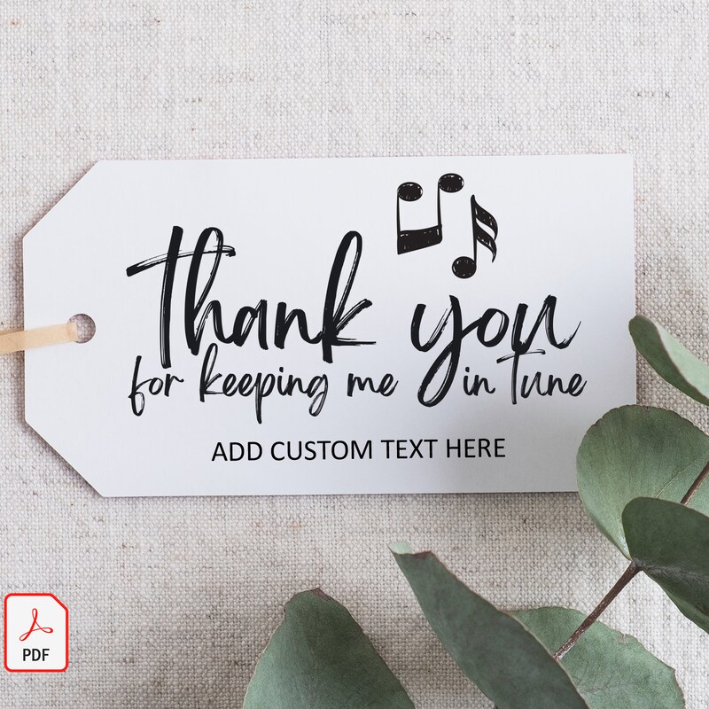 Music Gift Tag - 60+ Gift Ideas for 2024