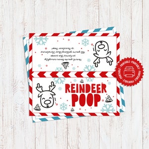 SNOWMAN POOP Bag Wrapper Printable, Christmas Favors, Christmas ...