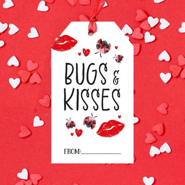 Bugs and Kisses Printable - Etsy