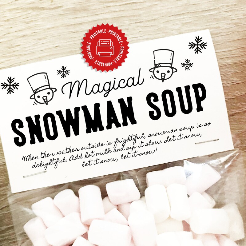 Snowman Soup - Etsy