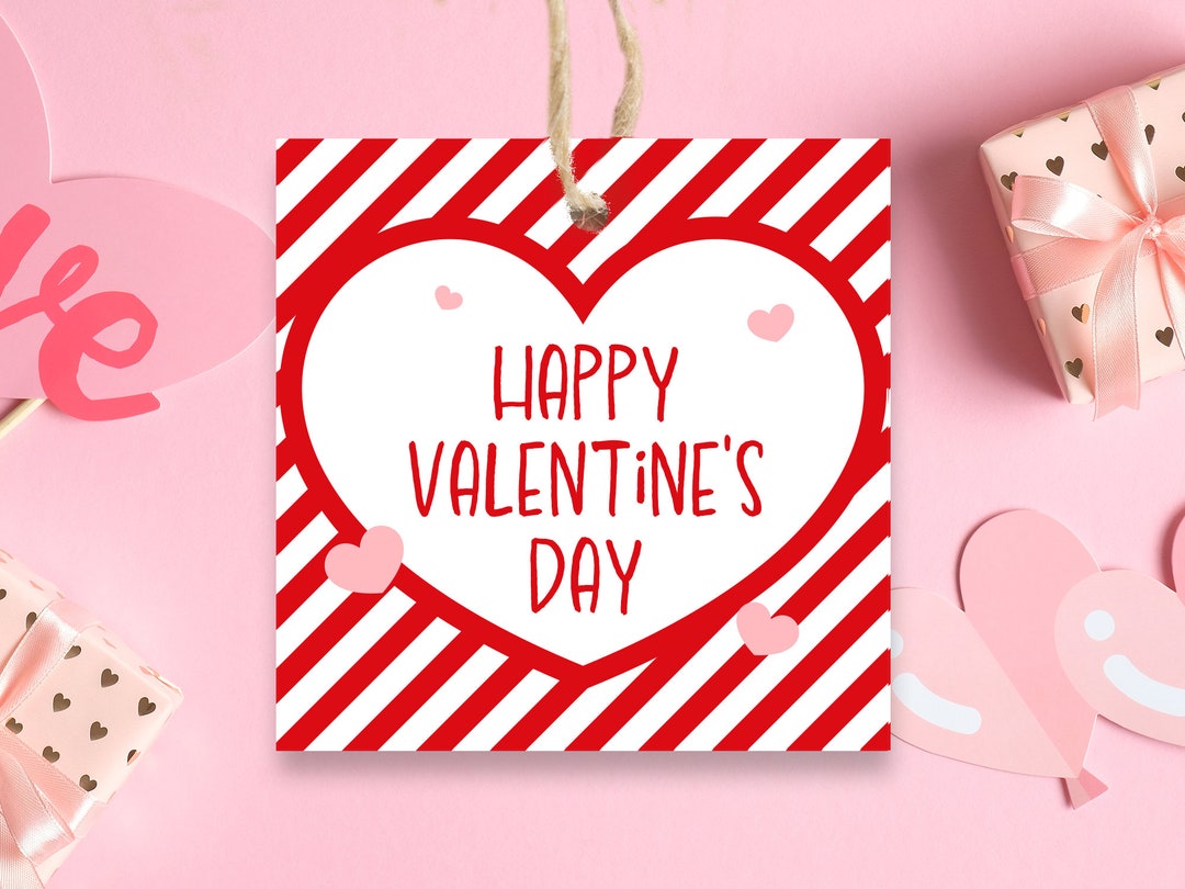 Valentine XOXO Gift Tags Printable, Valentine Favors, Valentine ...