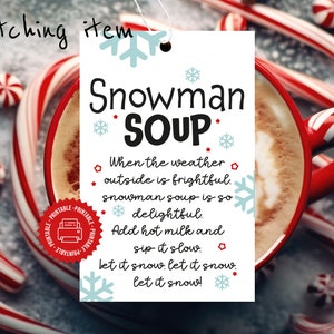 Snow Much Printable Paper, Snowman Digital Paper Printable, Christmas ...