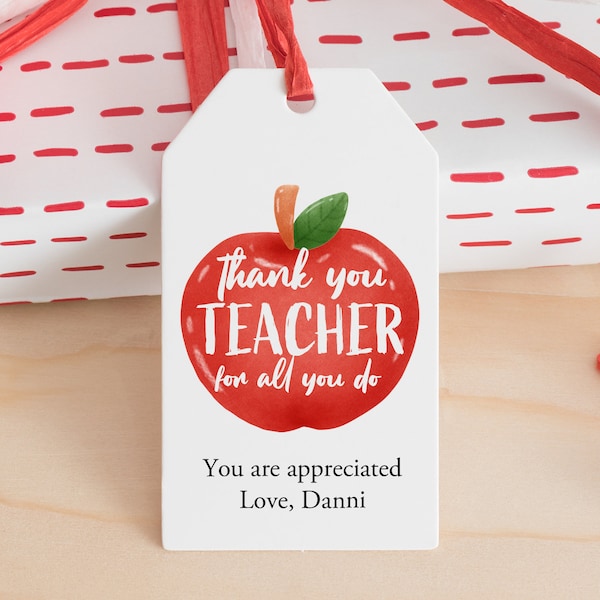 Teacher Treat Tag - Etsy