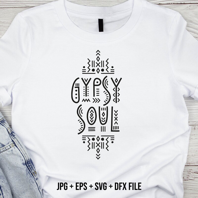 Gypsy Soul Svg - Etsy