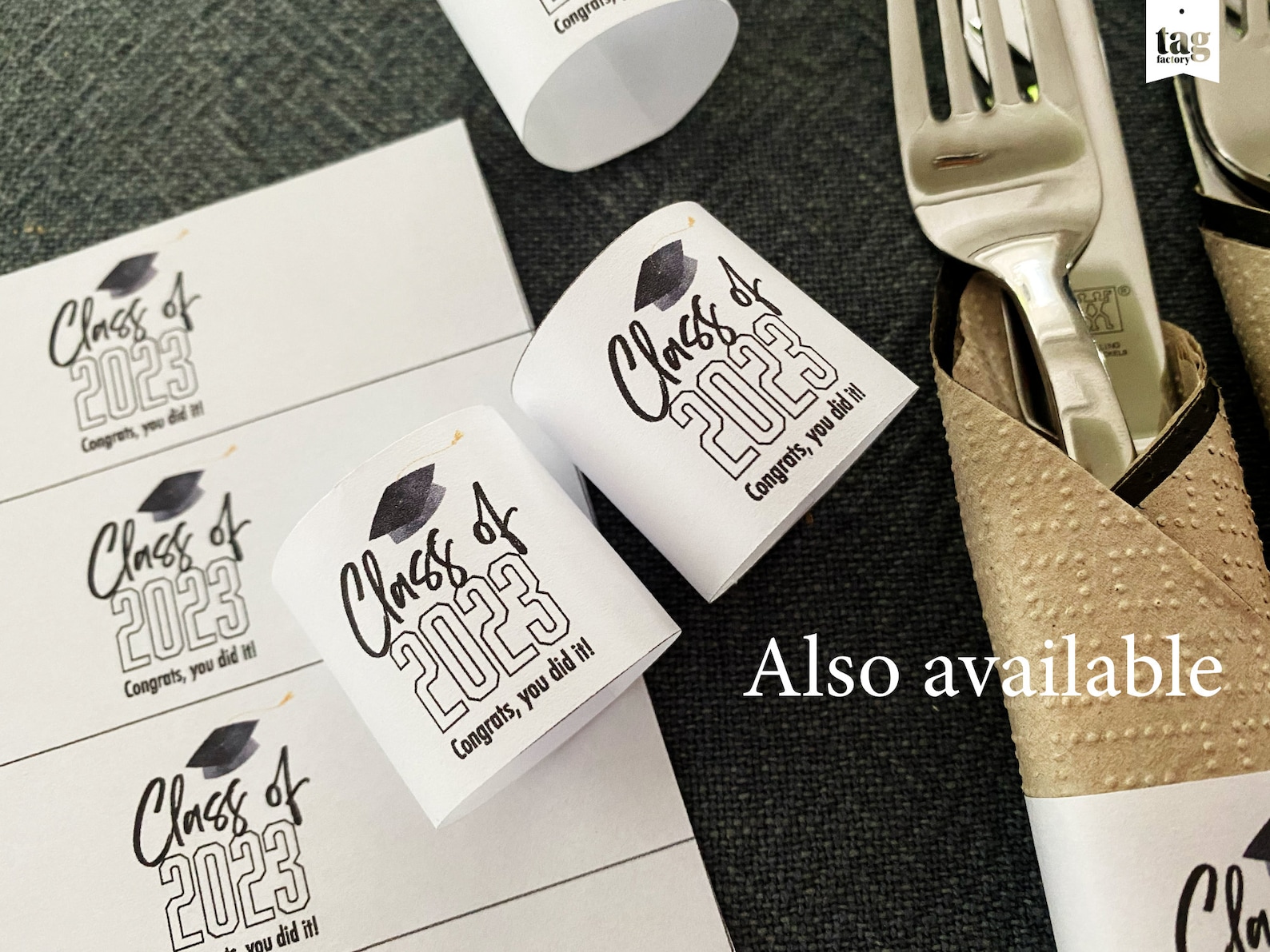 Graduation Napkin Rings Congrats GRAD Wraps Napkin Holder - Etsy