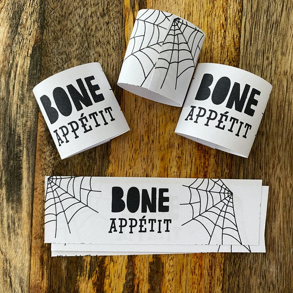 Halloween Bone Appetit Printable - Etsy