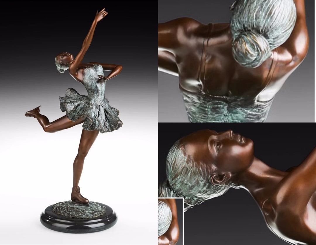 Ice Ballet Bronze Sculpture,ice Ballet Statues Home Decor,ice Ballet ...