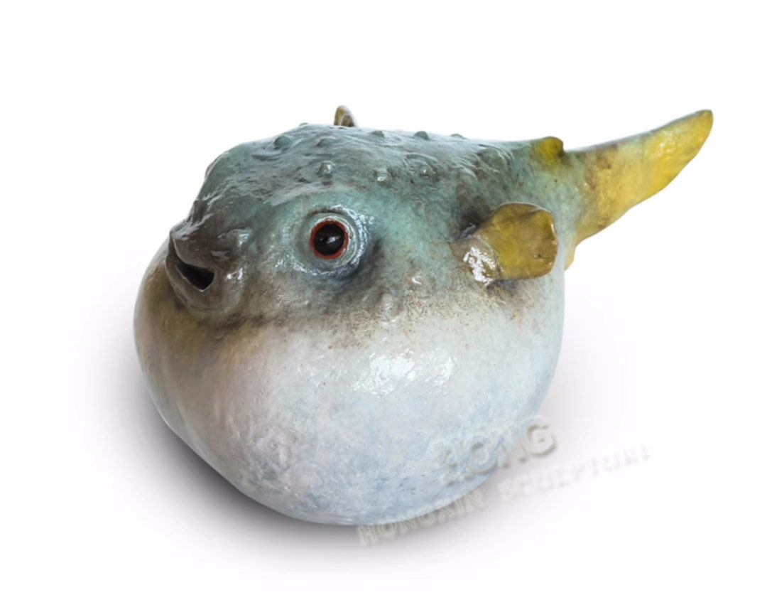 Puffer Fish Bronze Sculpture, Puffer Fish Bronze Statues Home Decor,sea ...