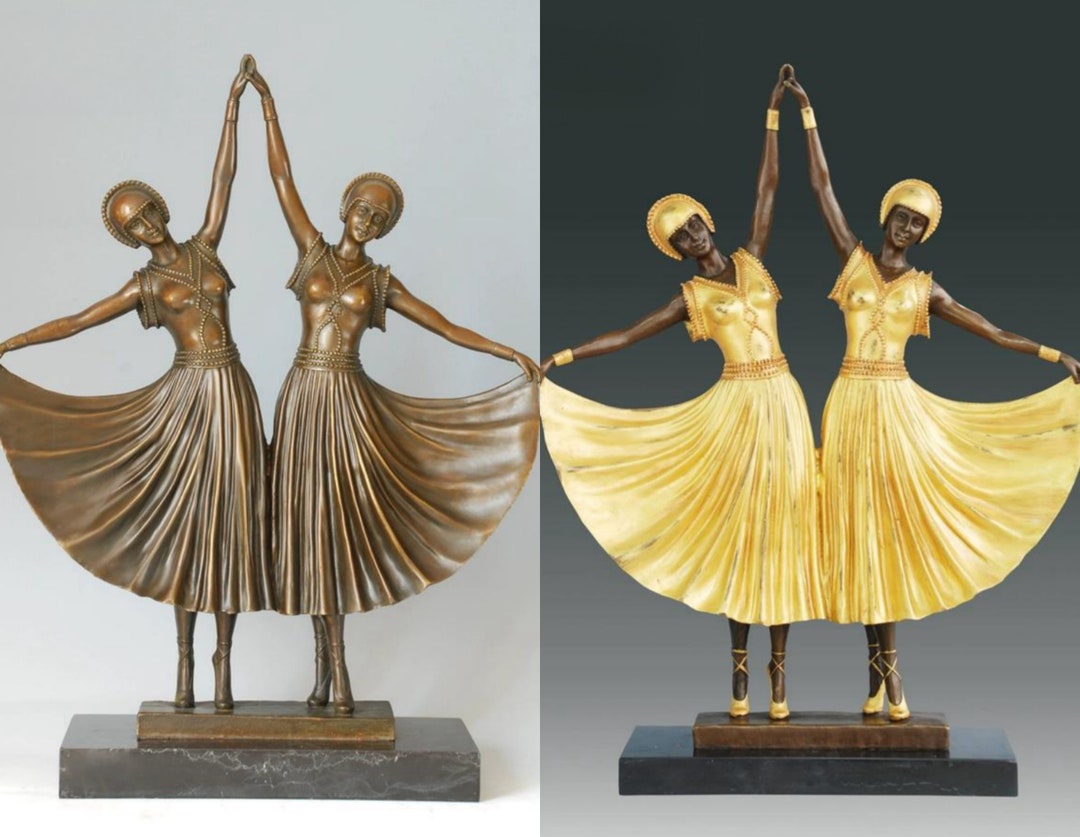 Dancer Bronze Sculpture,dancer Statues Home Decor, Handicrafts European ...