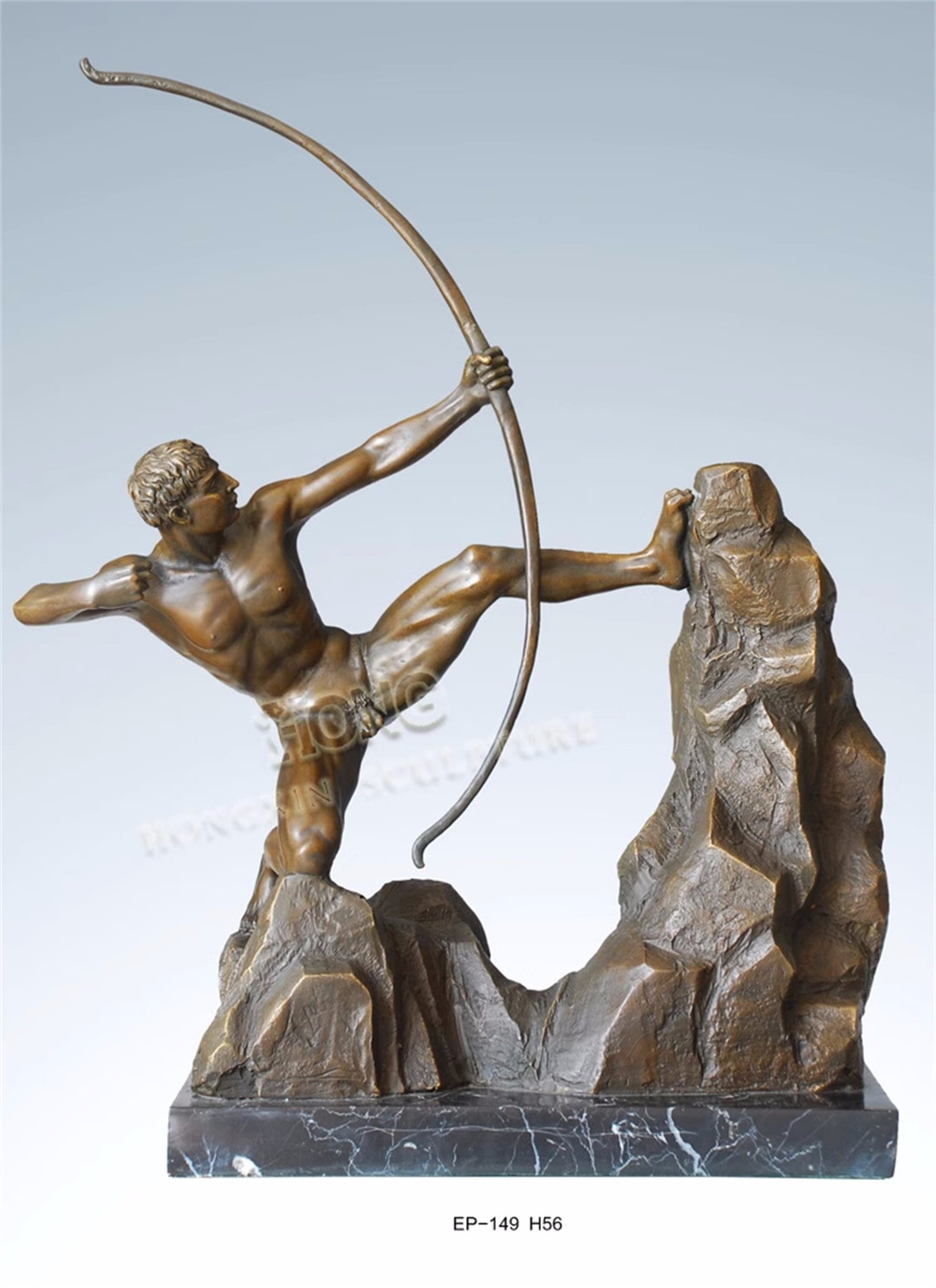 Hercules Bronze Sculpture, Hercules Statues Home Decor, Roman Mythology ...