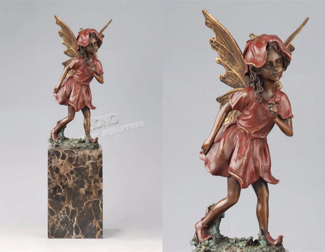 Elf Bronze Sculpture, Elf Statues Home Decor, Elf Handicrafts European ...