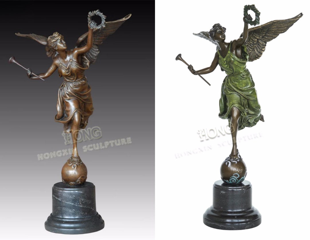 Goddess of Victory Bronze Sculpture, Goddess of Victory Statues Home ...