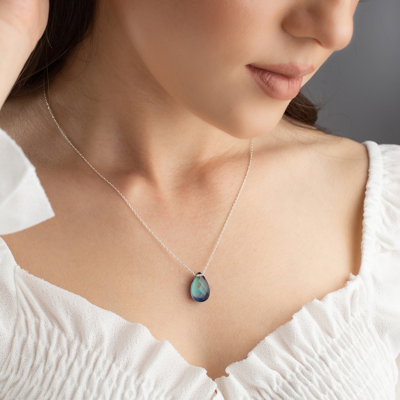 Temperature Sensing Necklace Color Changing Necklace Mood - Etsy