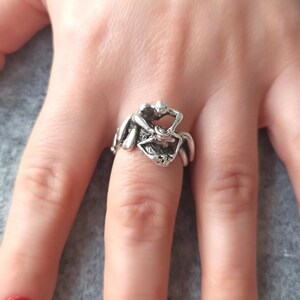Roman Art Ancient Greek Woman Ring • greek Mythology Silver Ring • zeus ...