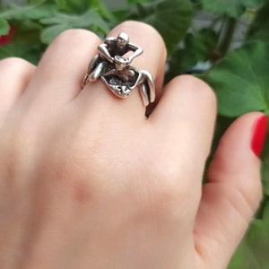 Roman Art Ancient Greek Woman Ring • greek Mythology Silver Ring • zeus ...