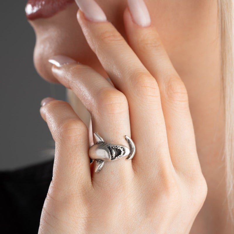 Shark Ring - Etsy