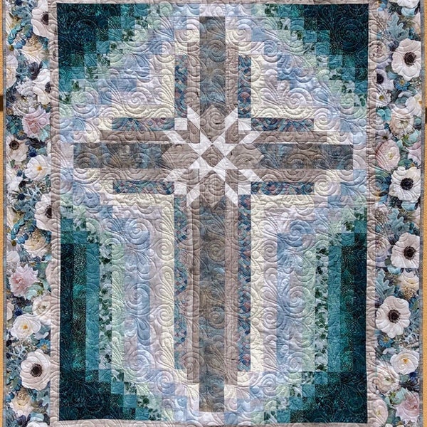 Farmhouse Cross Quilt Kit - Etsy