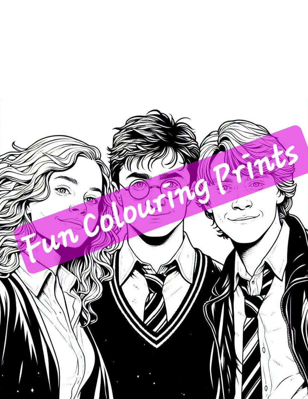 Digital Art 50 Colouring Pages Prints for Everyone's Favourite ...