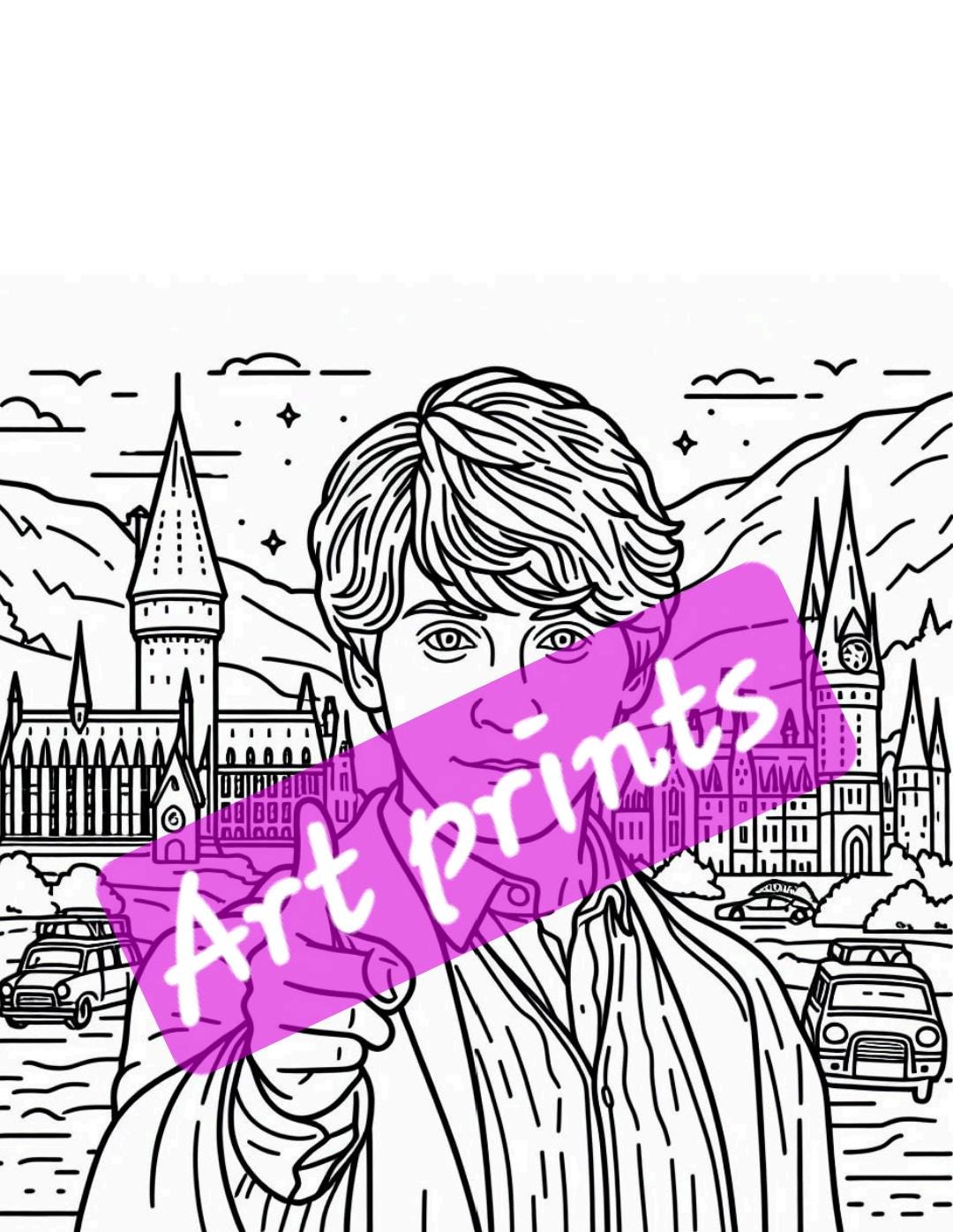 Digital Art 50 Colouring Pages Prints for Everyone's Favourite ...