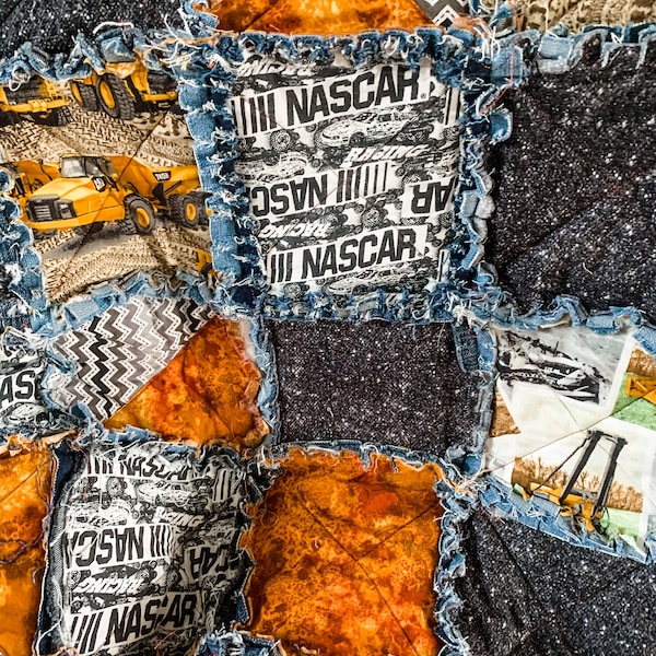 Denim Rag Quilt - Etsy