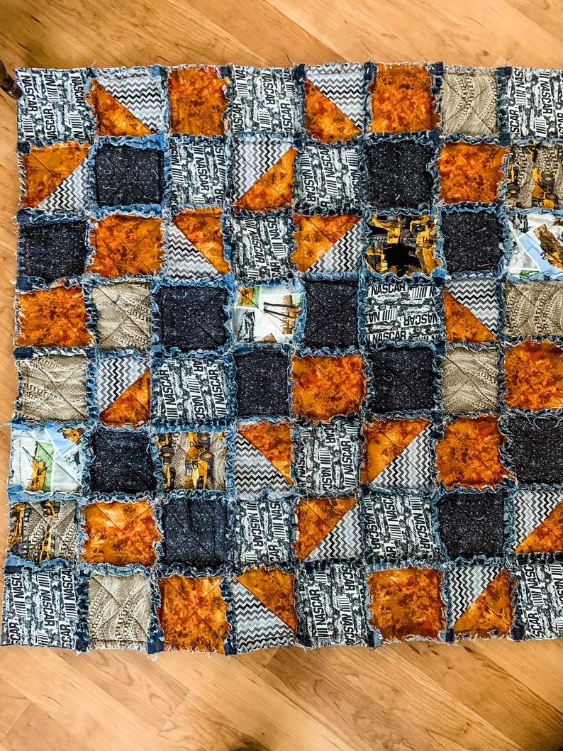 Denim Rag Quilt - Etsy
