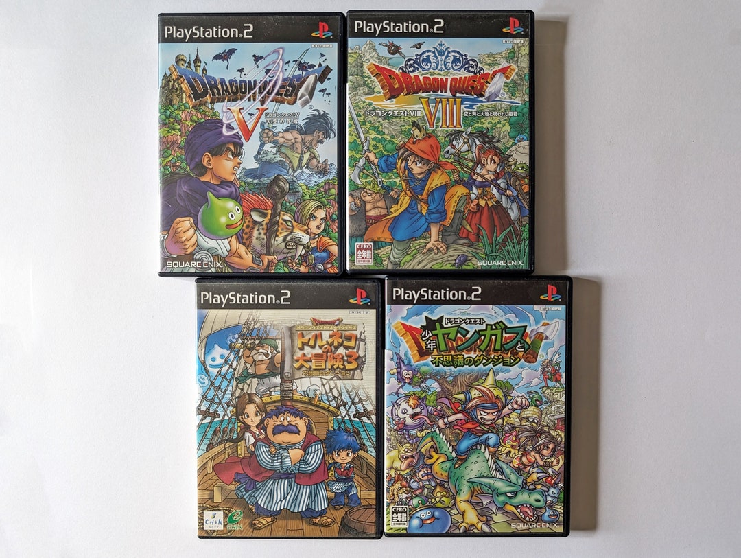 PS2 Dragon Quest 5 8 Torneko Yangus Mystery Dungeon Set Lot of - Etsy