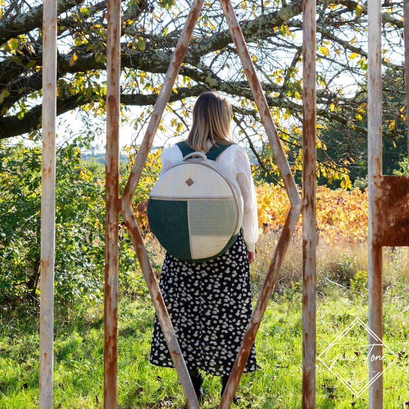 Beige Shaman Drum Bag - Etsy