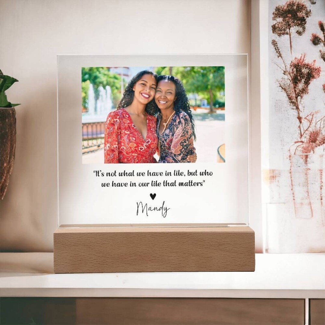 Custom Acrylic Plaque for Mom, Personalized Mother's Day Gift From ...
