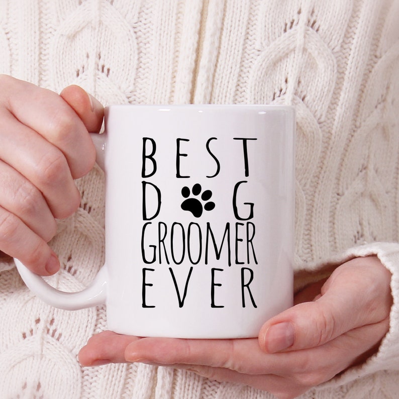 Personalized Dog Groomer Mug, Funny Thank You Gift for Best Dog Groomer ...