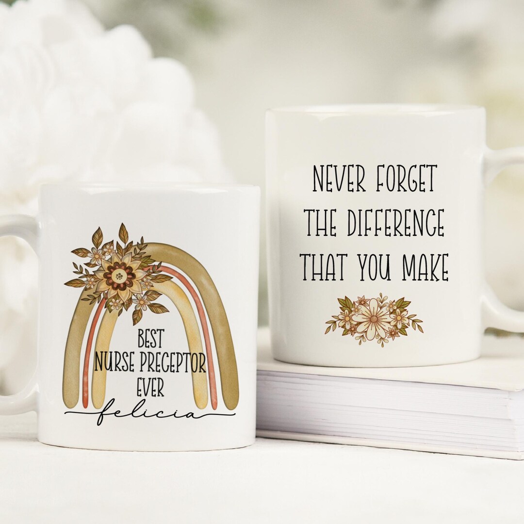 NP Preceptor Gift, Personalized NP Mug, Best Nurse Preceptor Thank You ...