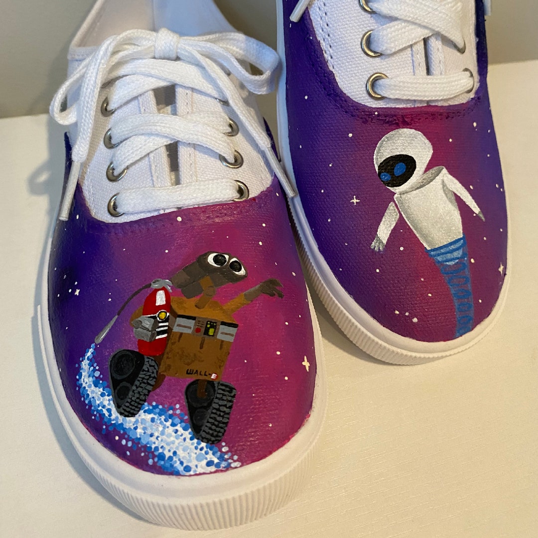 Character Canvas Shoes Custom Hand Painted Non-humanoid Disney Princess ...