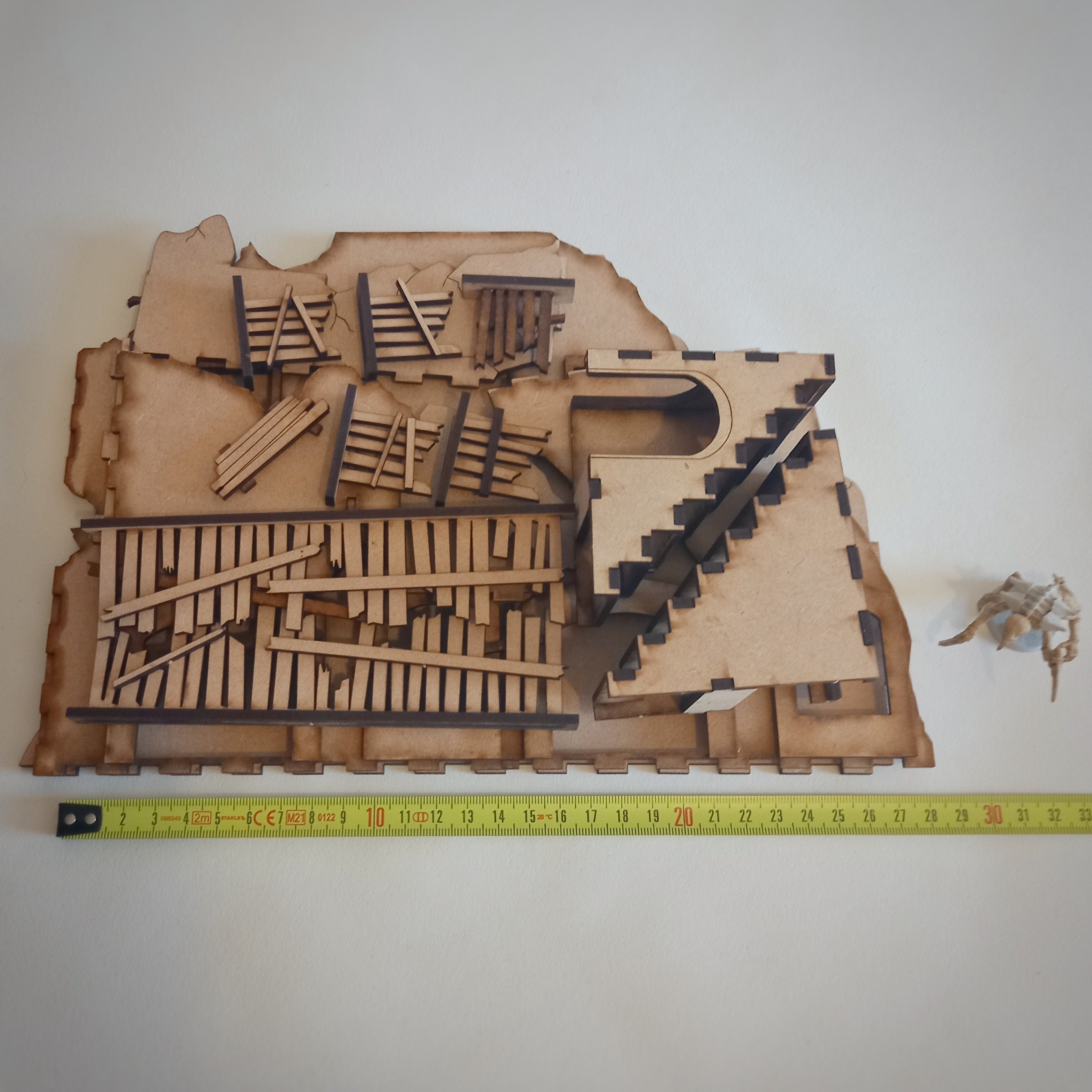 Wartime Ruins Terrain | 28mm MDF Laser Cut Files (SVG Digital Download ...