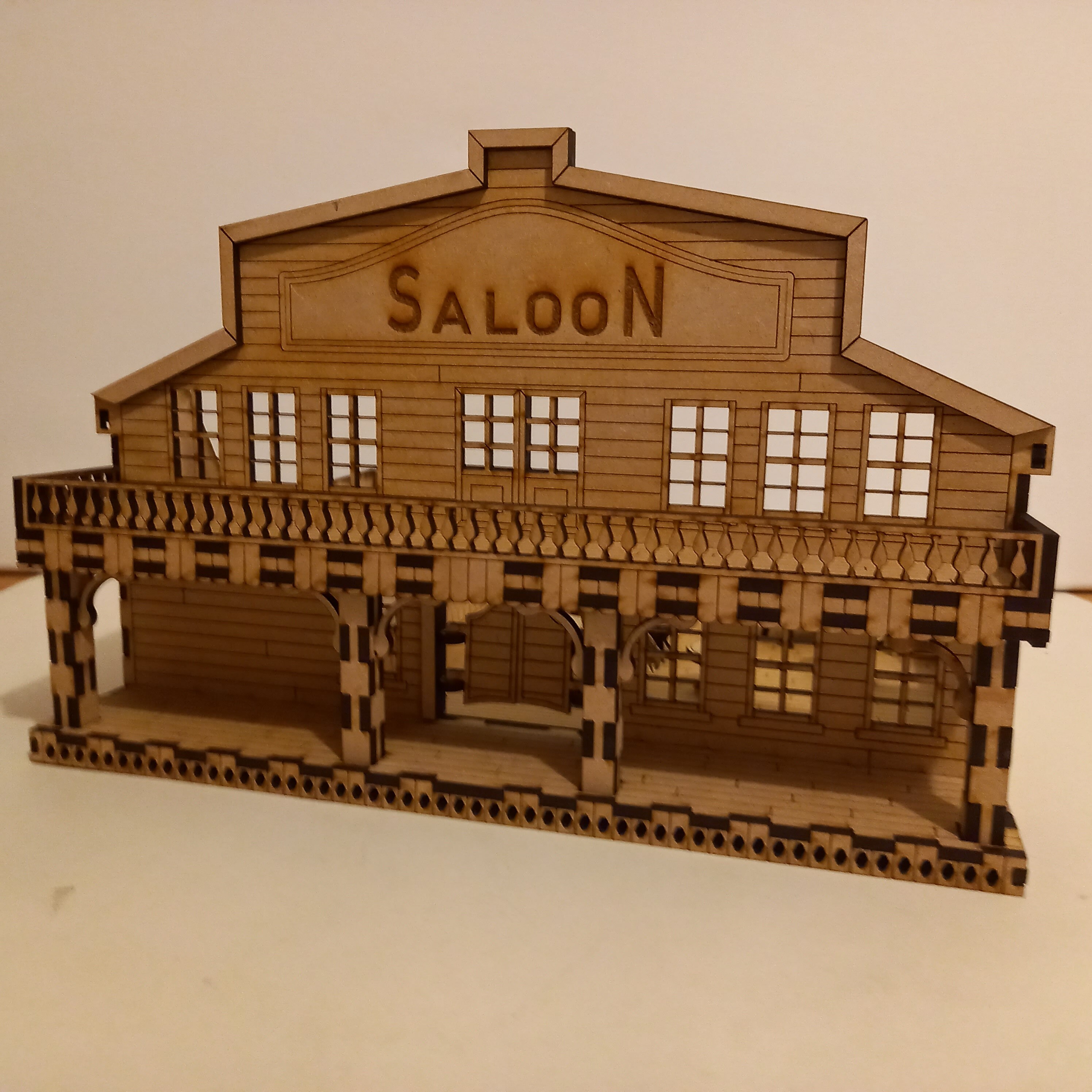 Wild West Saloon for Miniature Table Top War Gaming Terrain Building ...