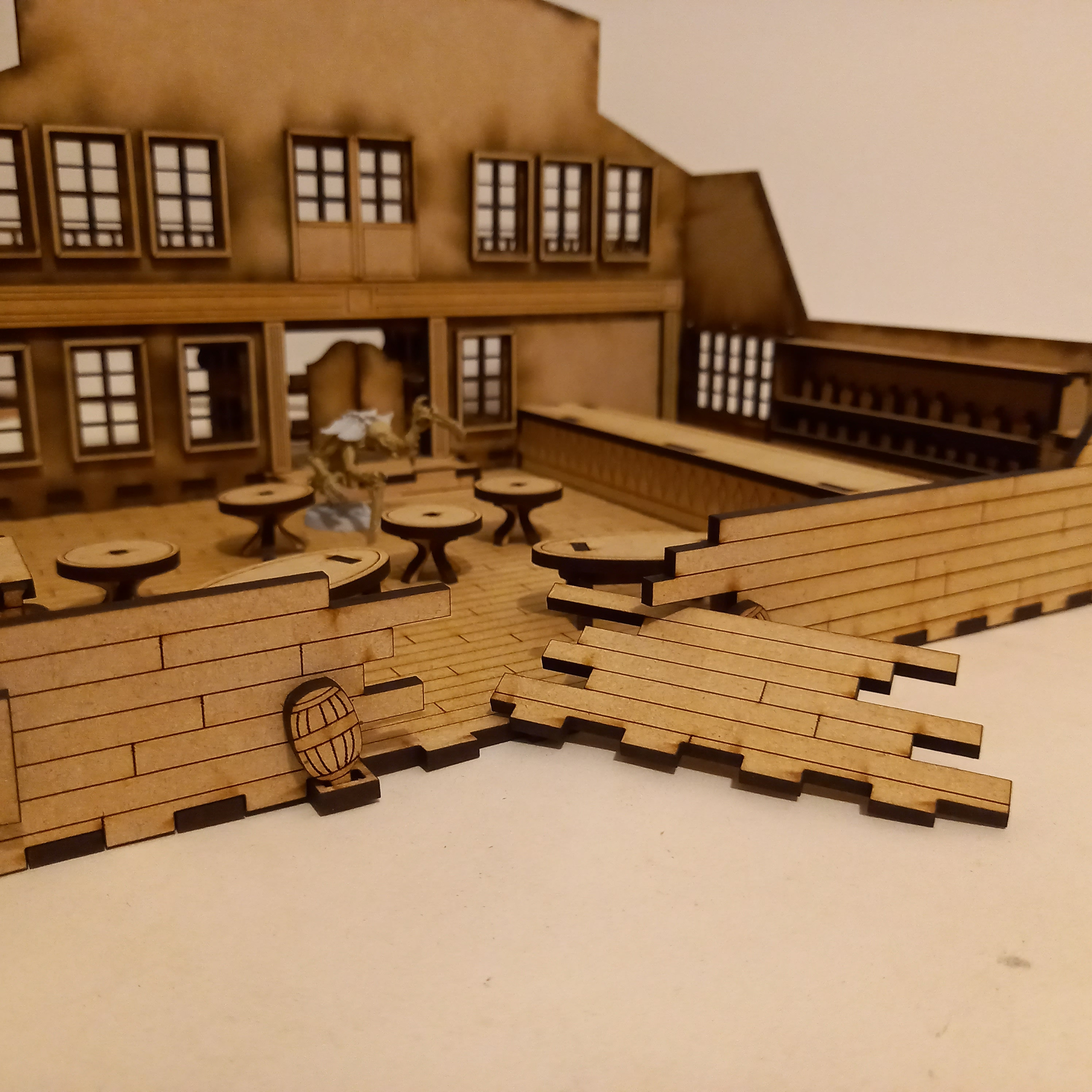 Wild West Saloon for Miniature Table Top War Gaming Terrain Building ...