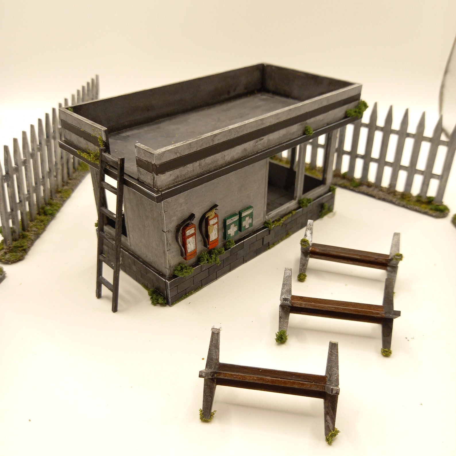 Premium Quality Roadblock Sentry Box SVG Download Kit for Zombie and ...