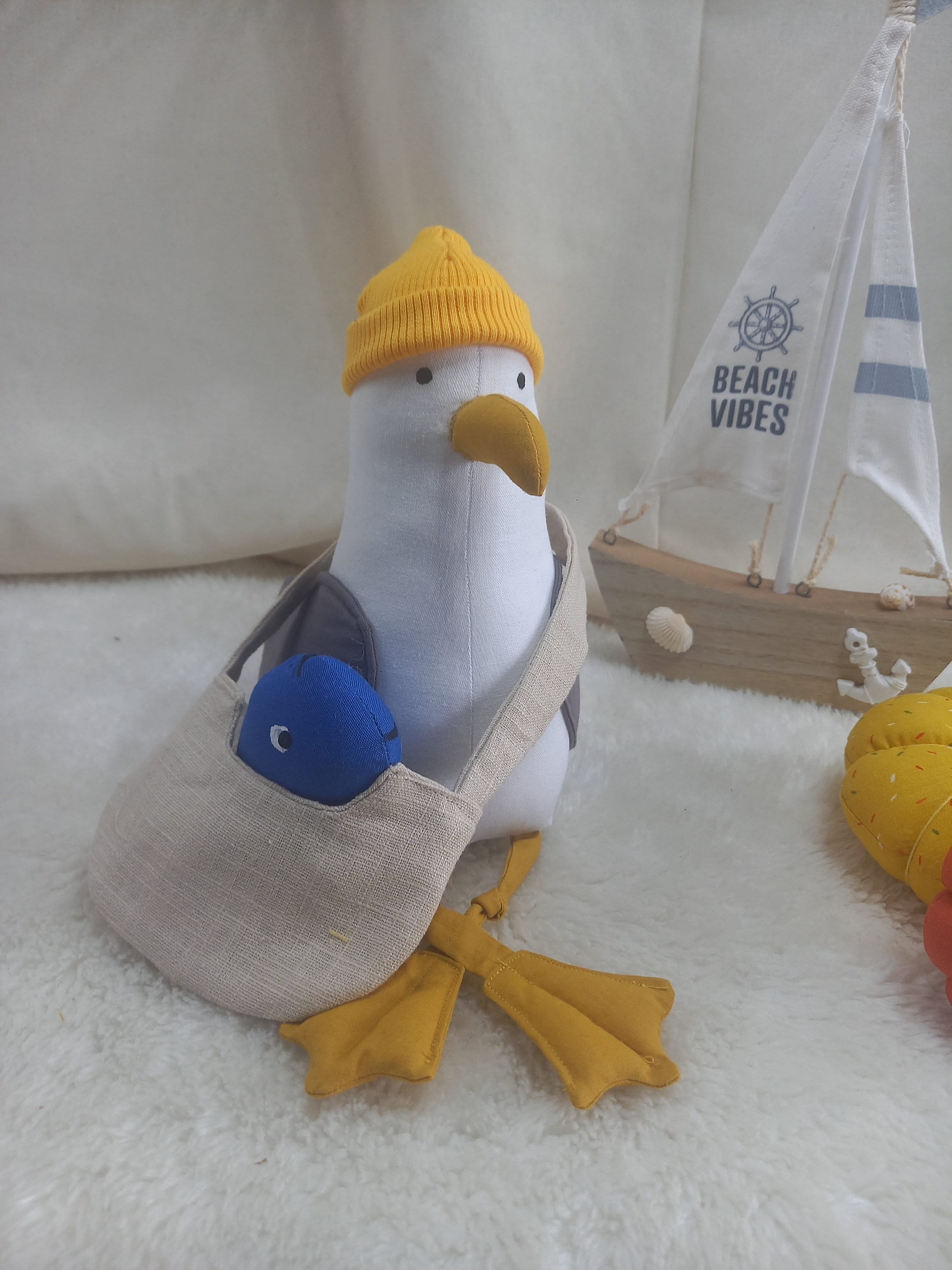 Seagull Seagull With Cap Collector's Item Nautical - Etsy