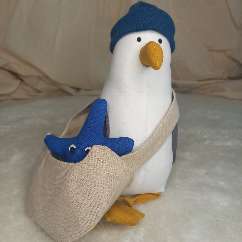 Seagull Plush - Etsy