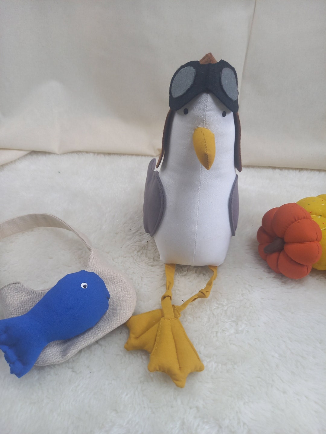 Seagull , Seagull With Cap, Collector's Item, Nautical Decor, North Sea ...