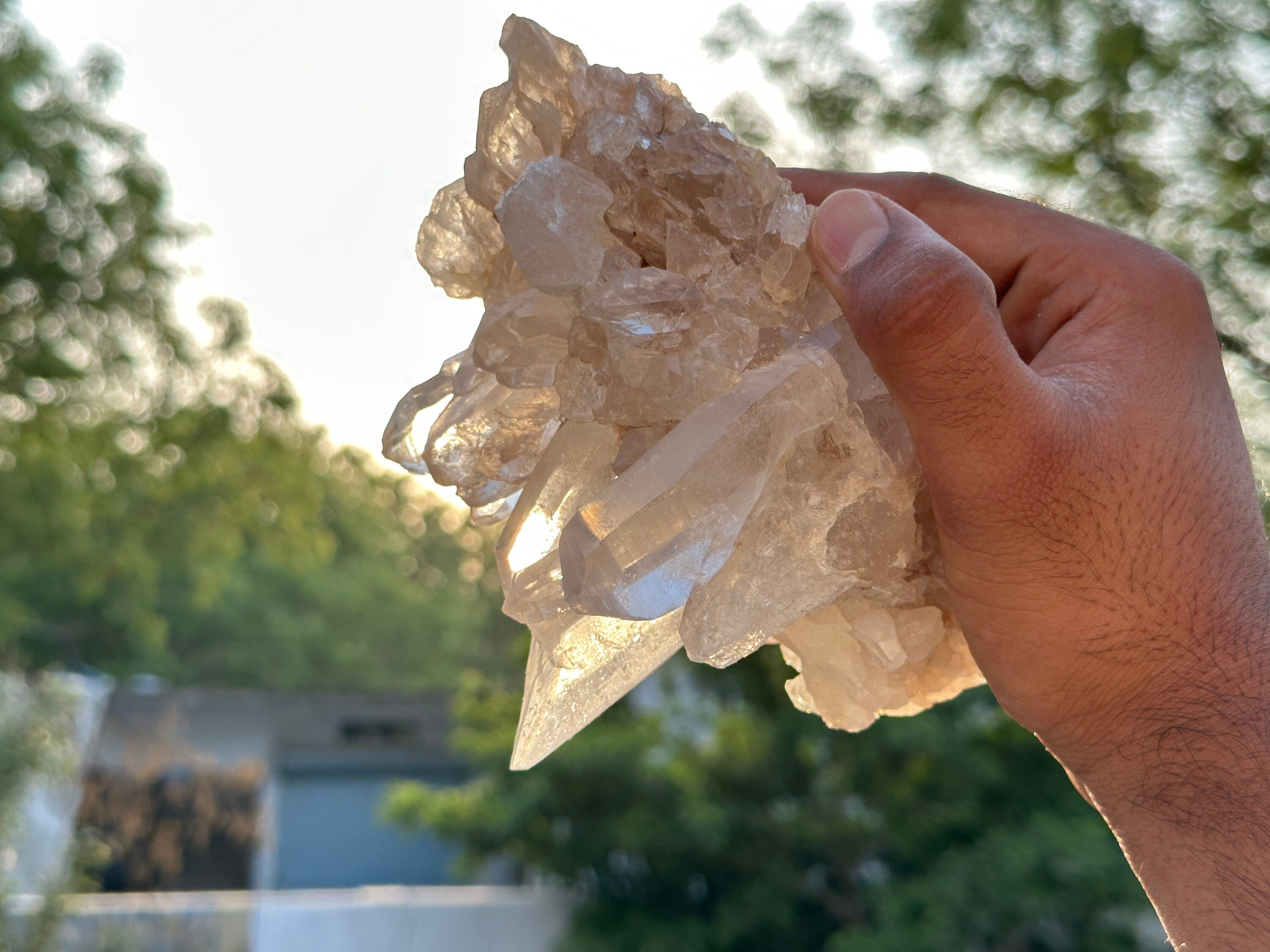 Himalayan Quartz Cluster Himalayan Quartz Crystal-collectible Specimen ...