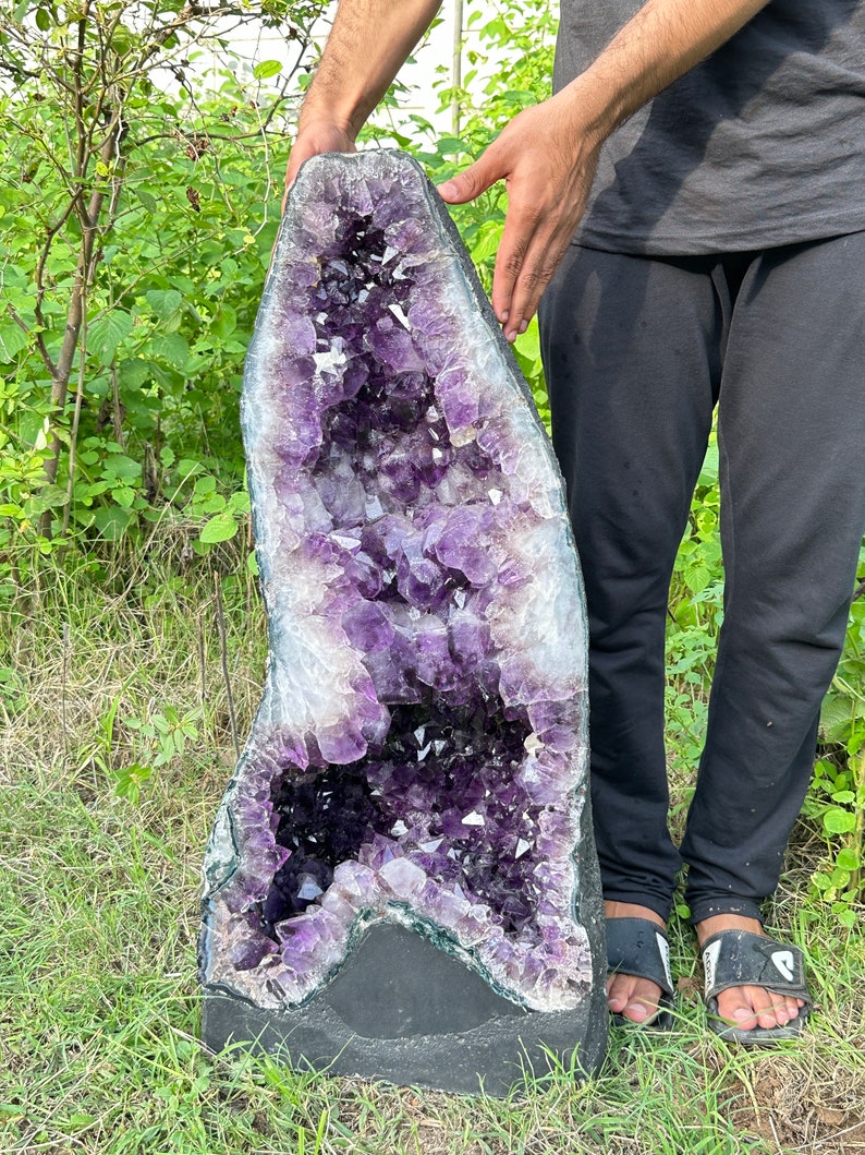 Huge Amethyst Cathedral Amethyst Geode Large Amethyst Brazilian ...