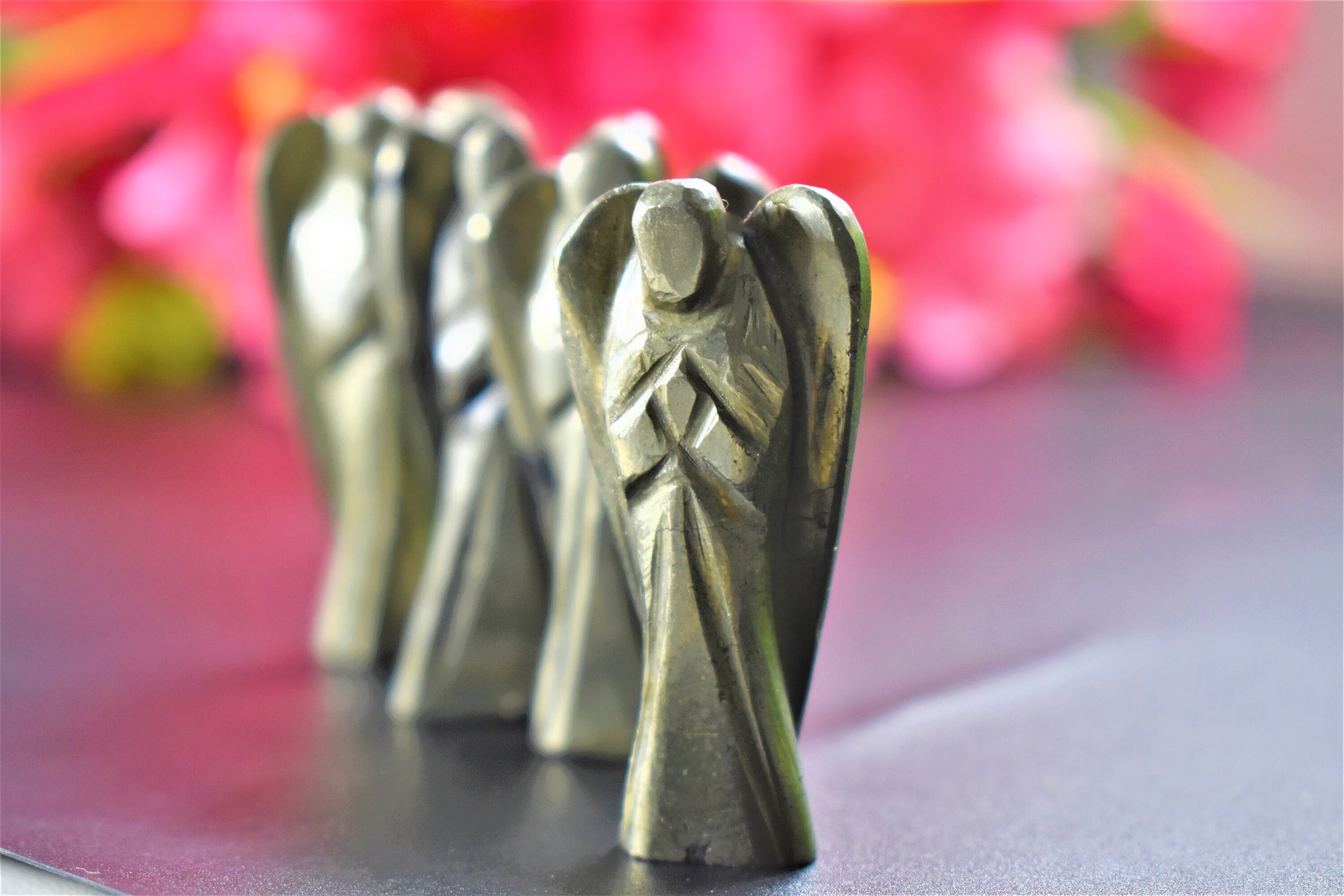 Pyrite 2 Inch Free Standing Guardian Angel Crystal / Reiki - Etsy