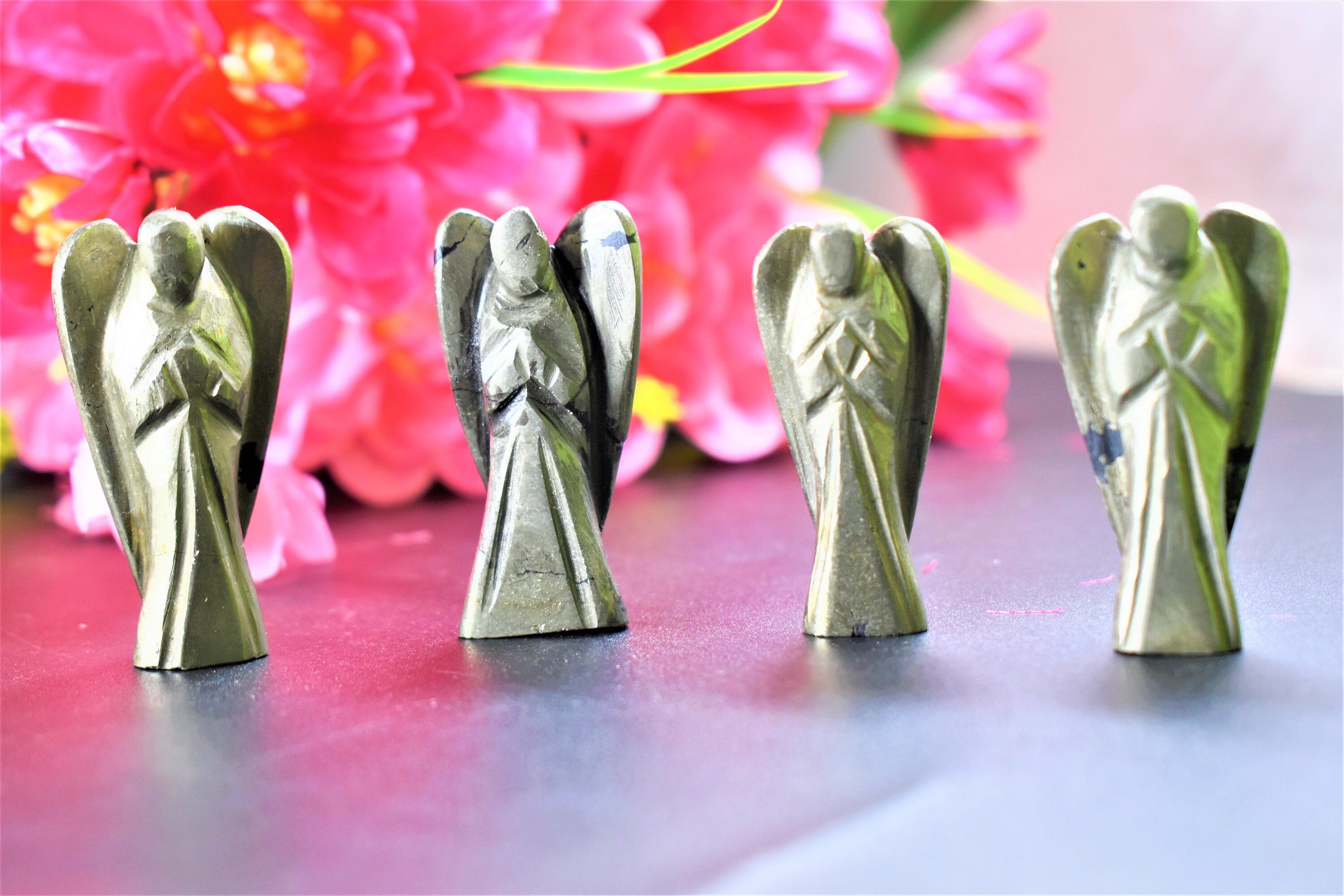 Pyrite 2 Inch Free Standing Guardian Angel Crystal / Reiki - Etsy