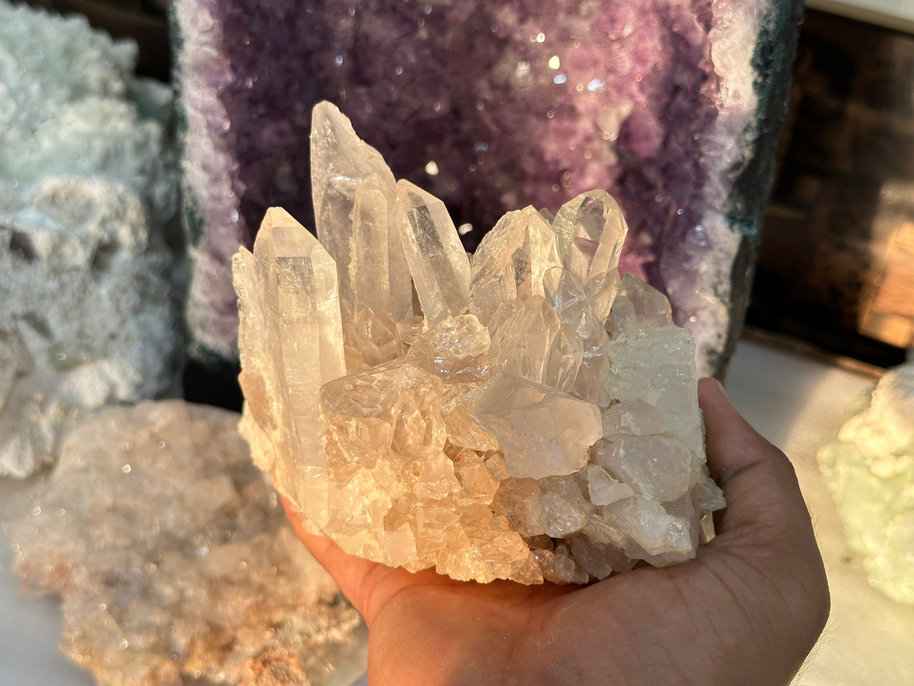 Himalayan Quartz Cluster Himalayan Quartz Crystal-collectible Specimen ...