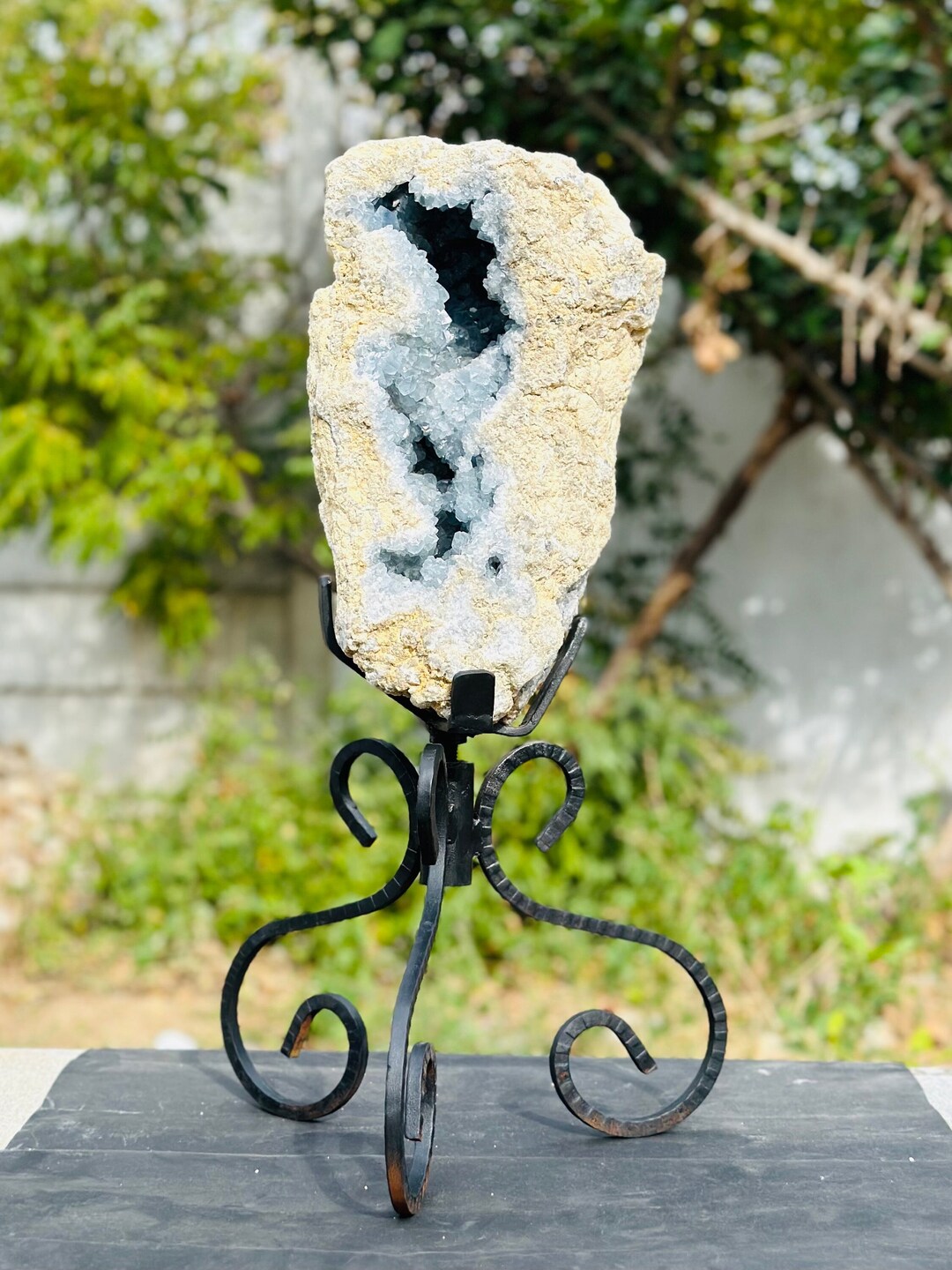 Buy Large Celestite Specimen, Natural Crystal Cluster, Rare Crystal ...