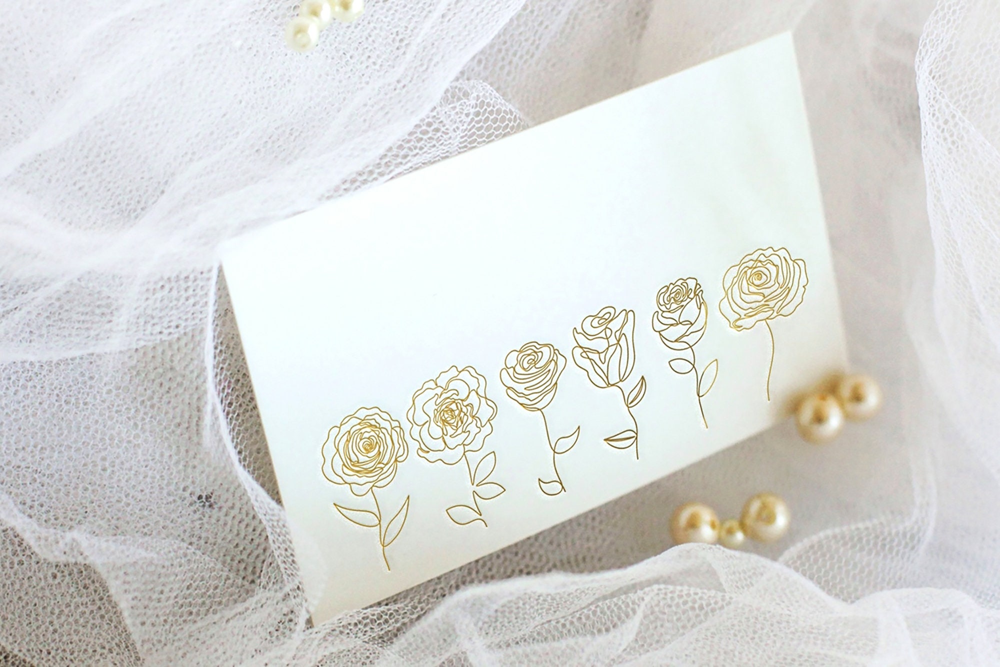 One Line Rose Set, Line Drawing Rose SVG, Abstract Rose Svg Png Eps Ai ...