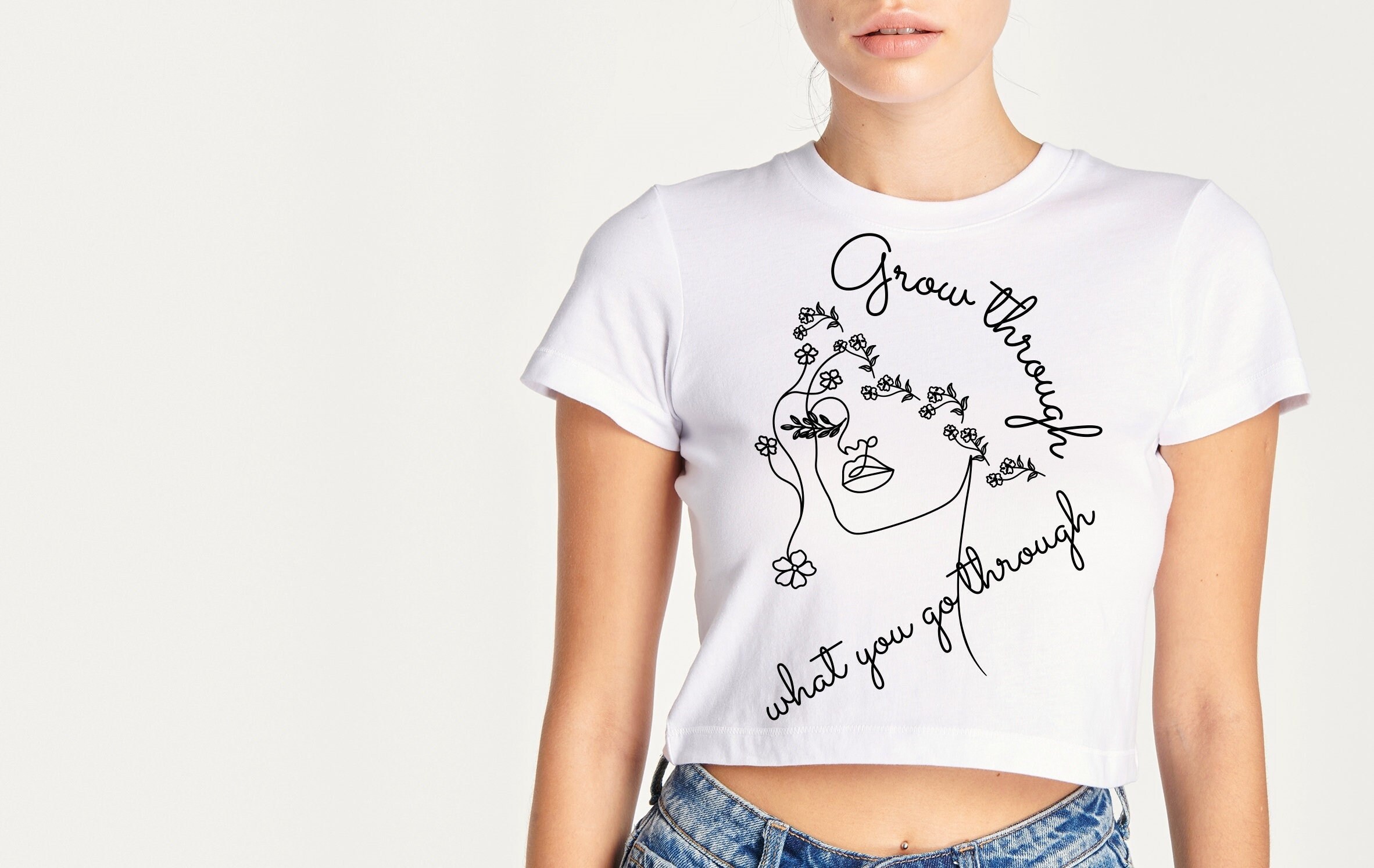 Grow Through What You Go Through SVG Self Growth SVG - Etsy