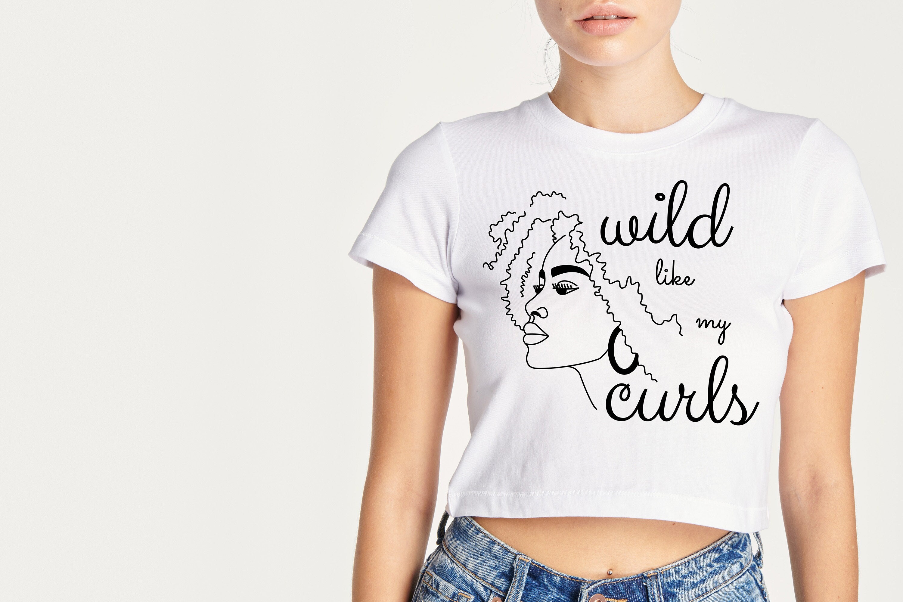Wild Like My Curls SVG PNG, Curly Hair Girl Svg, Curly Hair Don't Care ...