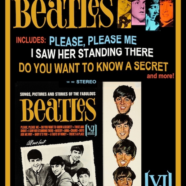 Beatles Poster - Etsy