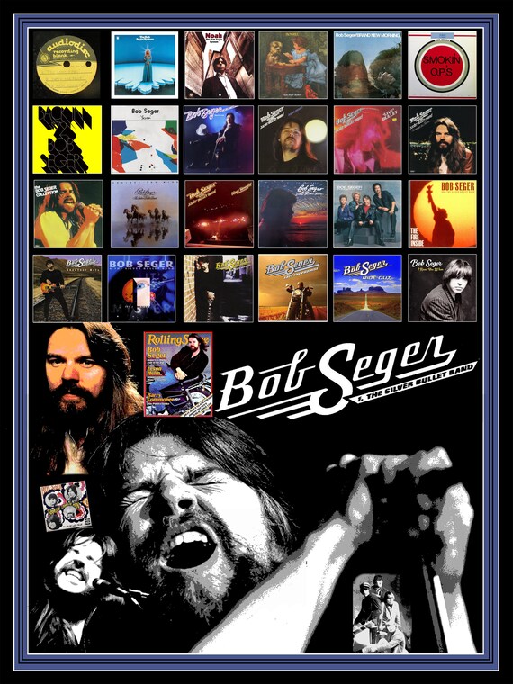 Bob Seger LP Poster | Etsy