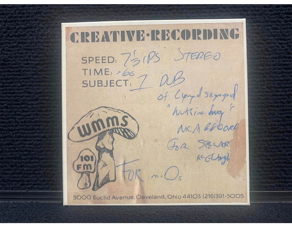 WMMS 101 FM Repro of Vintage Mushroom Logo Reel to Reel Tape Box Cover ...